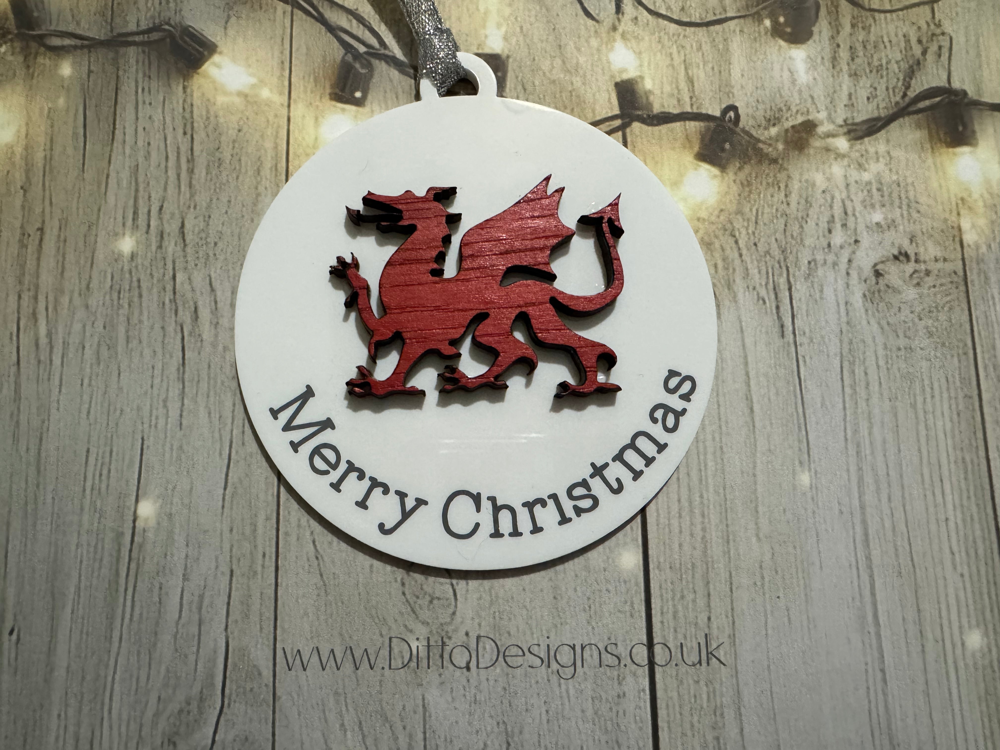 Welsh Bauble – Ditto Designs
